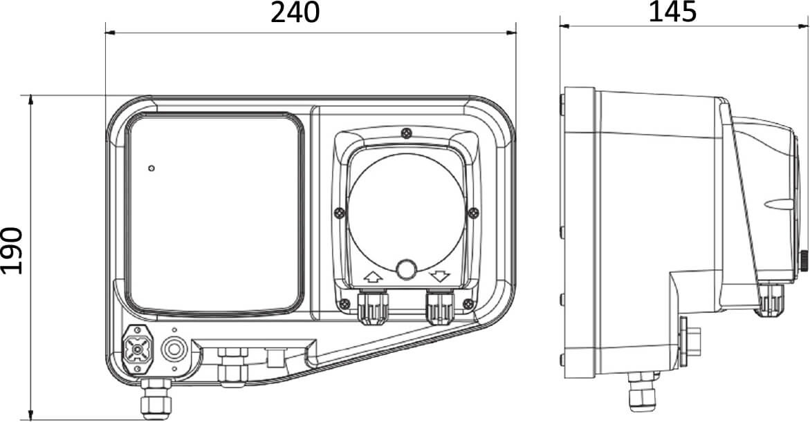 Aqua Technopool AD0TT1401000A100 TT peristaltic dosing pump for ...