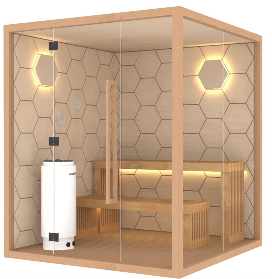 AstralPool Honey sauna 230/400 V, 10.8 kW 285 x 233 x 212 cm - best ...